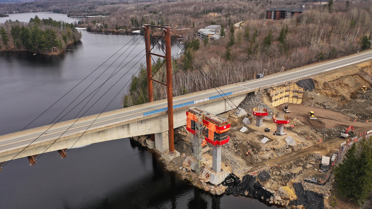 Le chantier du pont des Piles passe à la vitesse supérieure | Radio-Canada