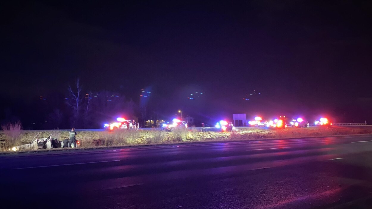 Poursuite policière sur l’autoroute 50 à Gatineau | Radio-Canada