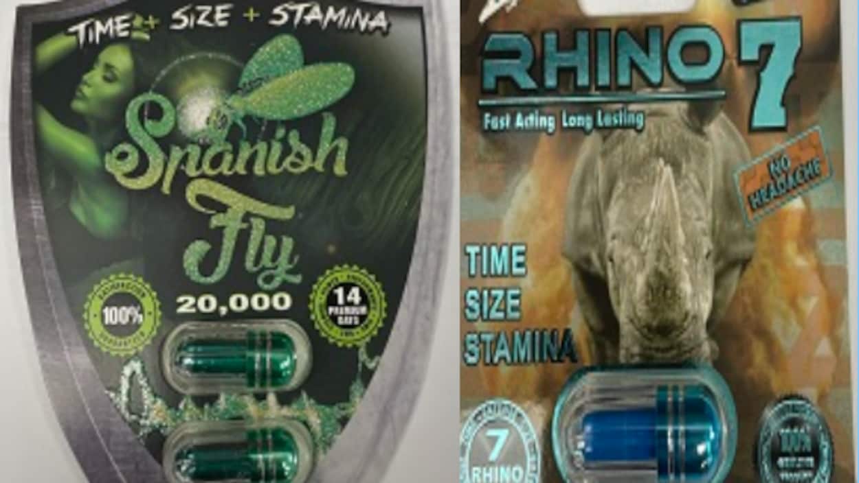 Des produits pour améliorer la performance sexuelle dangereux pour la santé saisis | Radio-Canada