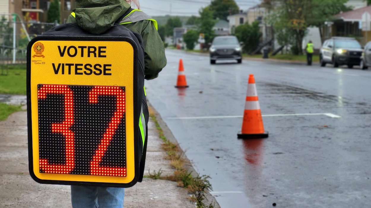 Des radars « vivants » en Mauricie pour sensibiliser contre la vitesse ...