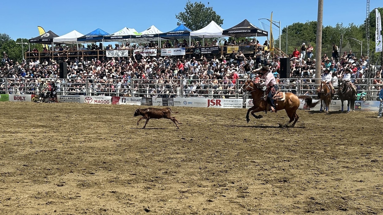 Un succès pour le Rodéo d’Ayer’s Cliff | Radio-Canada