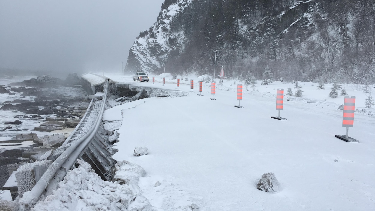 La route 132 est rouverte entre Tourelle et Grande-Vallée | Radio-Canada.ca