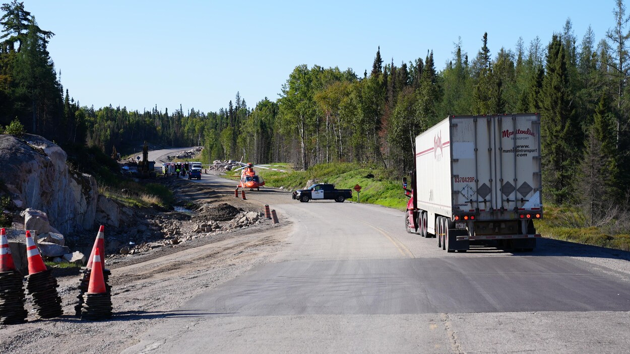 La route 144 rouverte | Radio-Canada