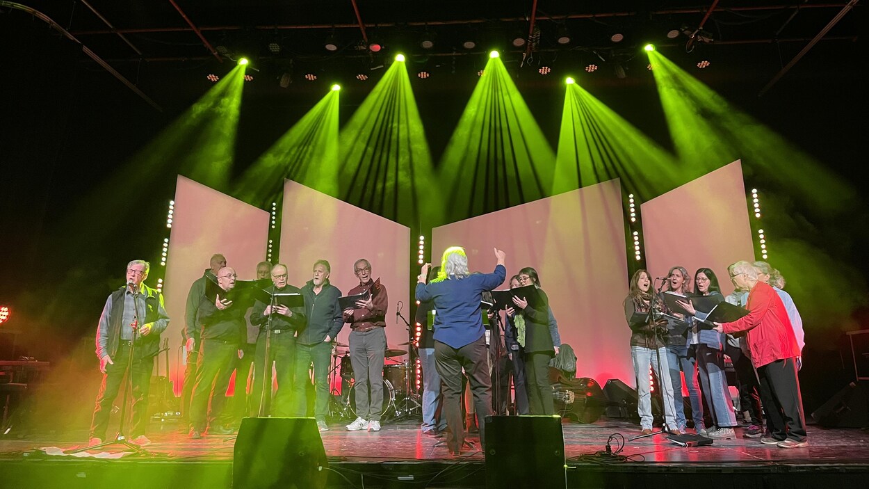 Scène lumineuse, public en liesse : un spectacle a souligné les 50 ans ...