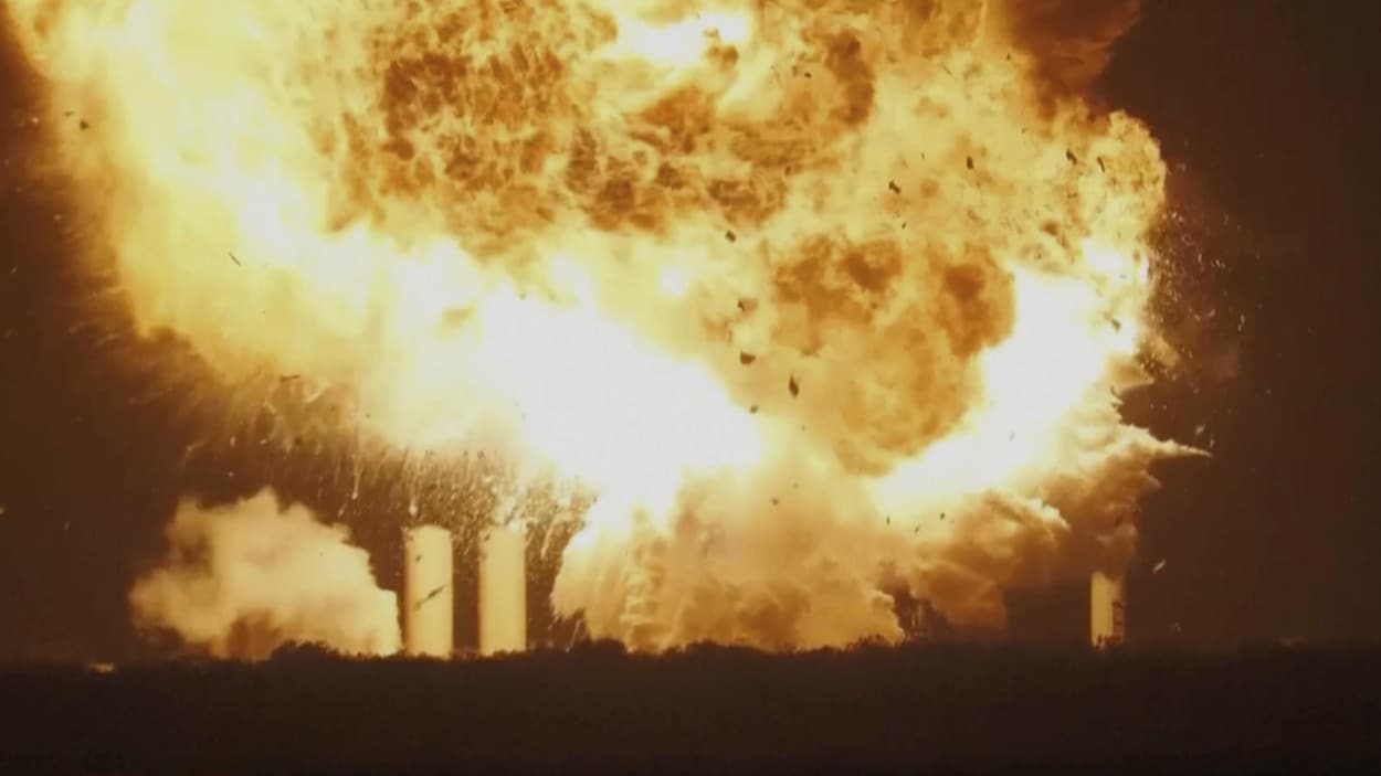 Nouveau revers pour SpaceX avec l’explosion d’une mégafusée Starship au ...