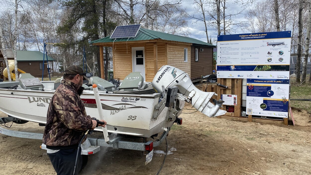 Une nouvelle station de nettoyage d’embarcations au Lac Matchi-Manitou ...