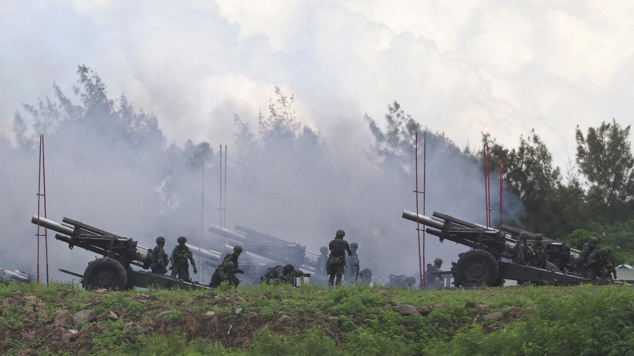 Taïwan procède à des exercices d’artillerie en cas d’invasion chinoise ...