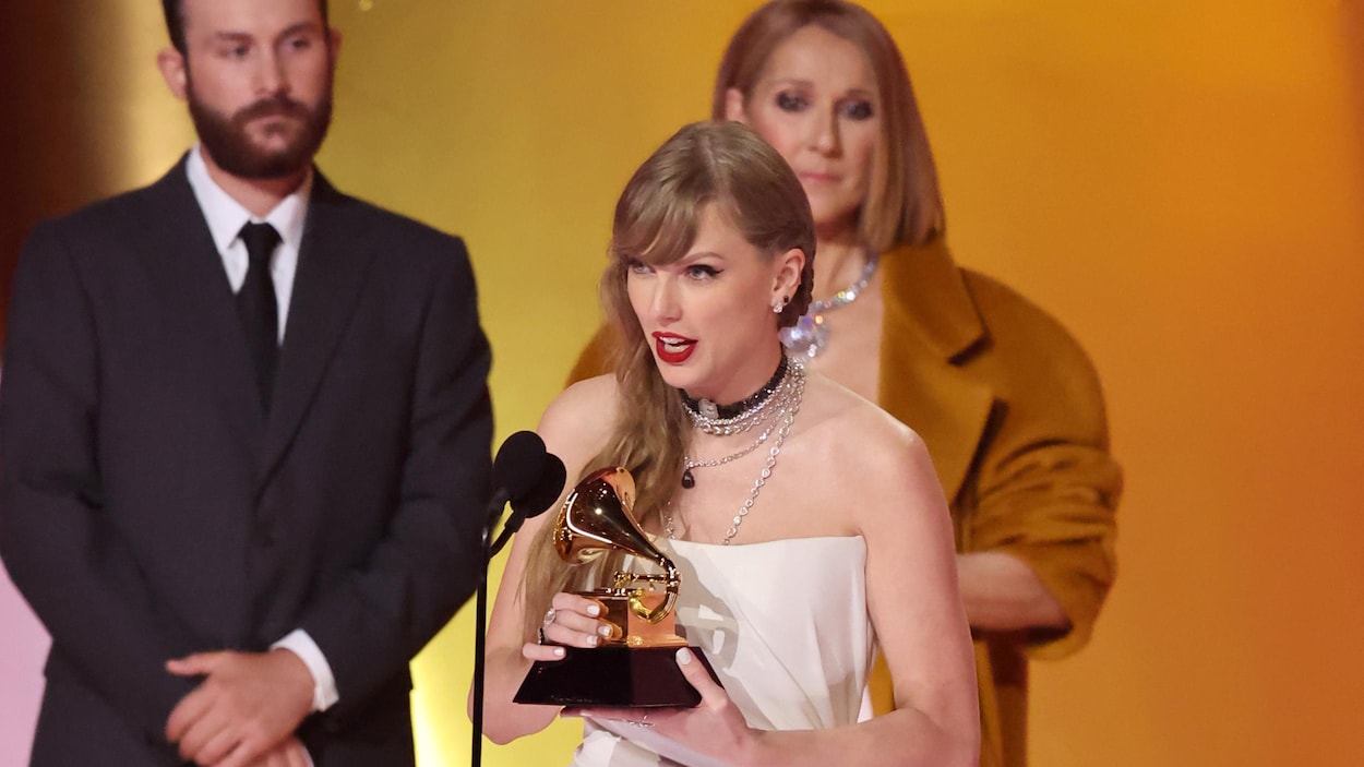 Prix Grammy : Céline Dion fait une apparition surprise et Taylor Swift ...