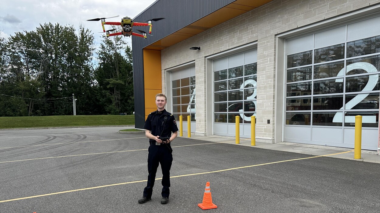 Des drones pour combattre les incendies | Radio-Canada