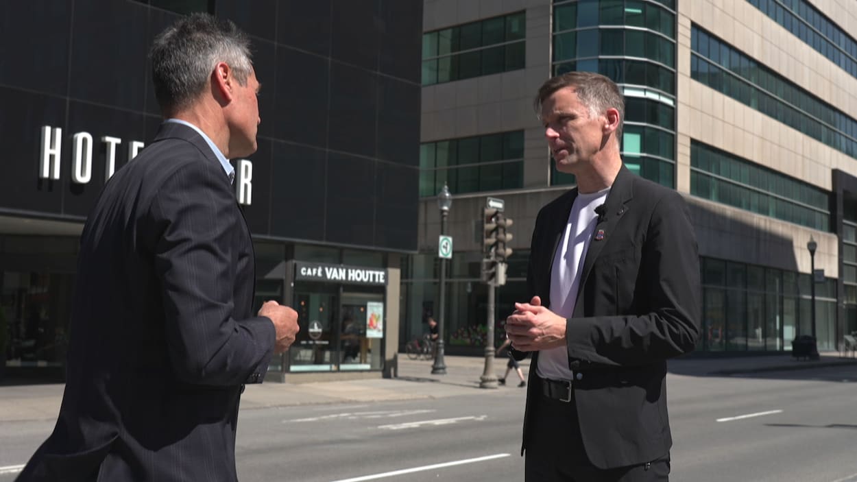 Travaux dans Saint-Roch : entrevue avec Bruno Marchand | Radio-Canada