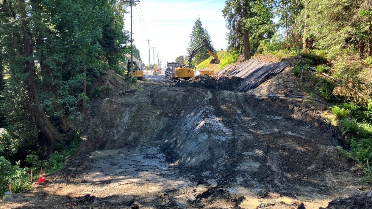 À Sooke, des travaux, des embouteillages et les nerfs des conducteurs ...