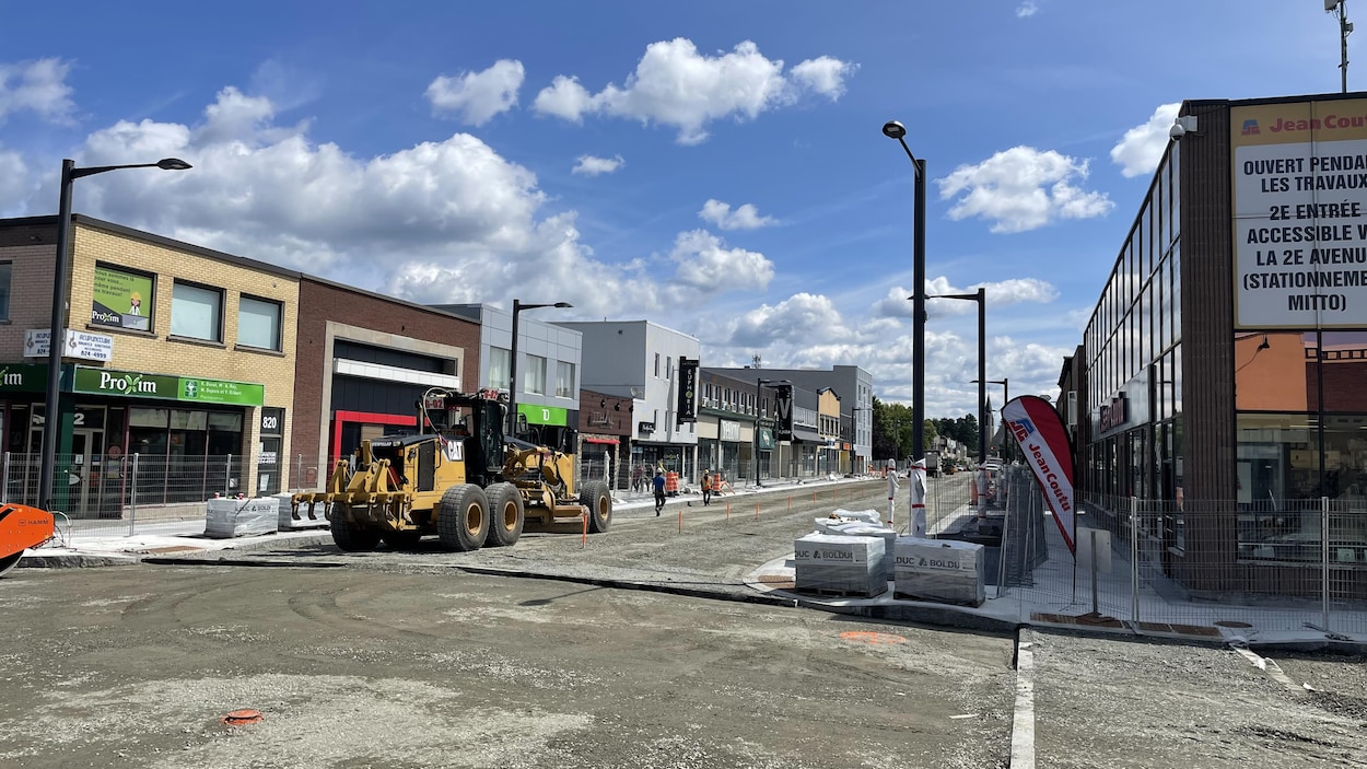 Début des travaux sur la 3e Avenue à Val-d’Or | Radio-Canada