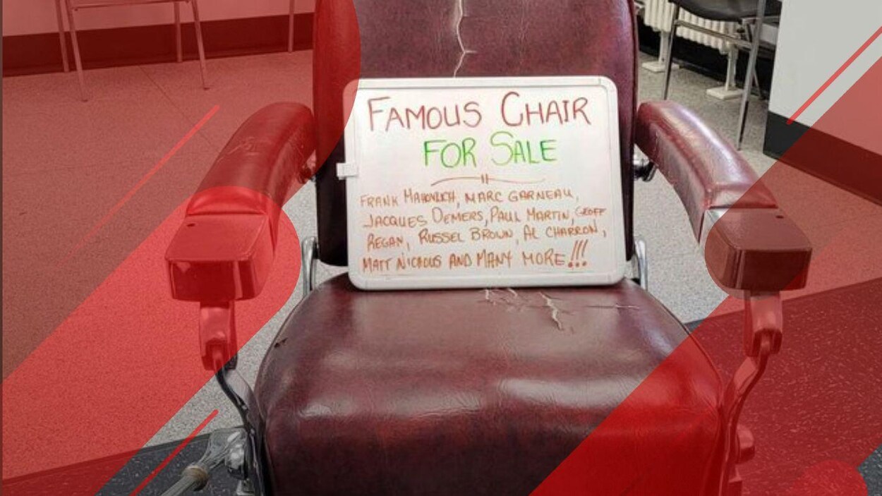 Une chaise de barbier d’Ottawa qui a reçu des personnalités politiques ...