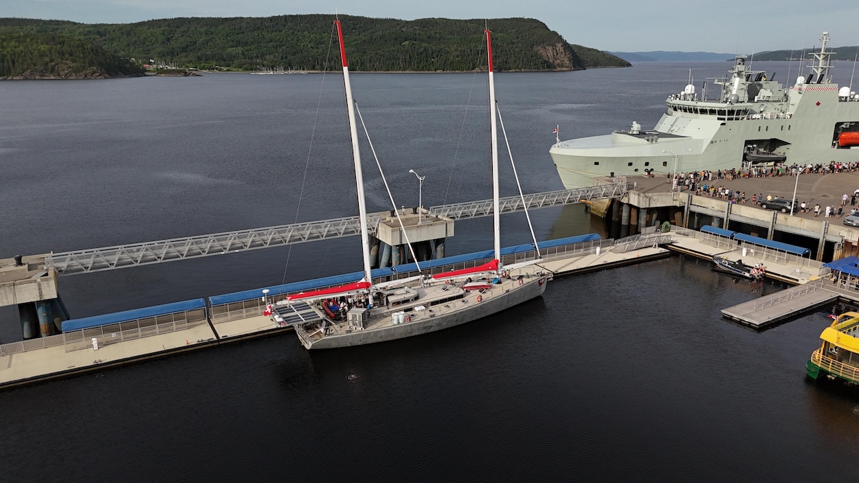 Le voilier Forel sillonnera le fjord du Saguenay pour le cartographier ...