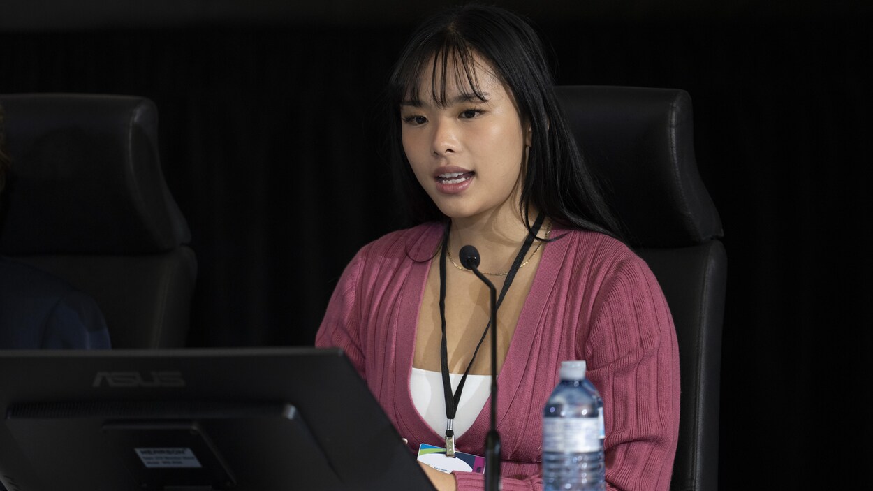 Zexi Li, qui avait obtenu une injonction contre le convoi, témoigne au ...