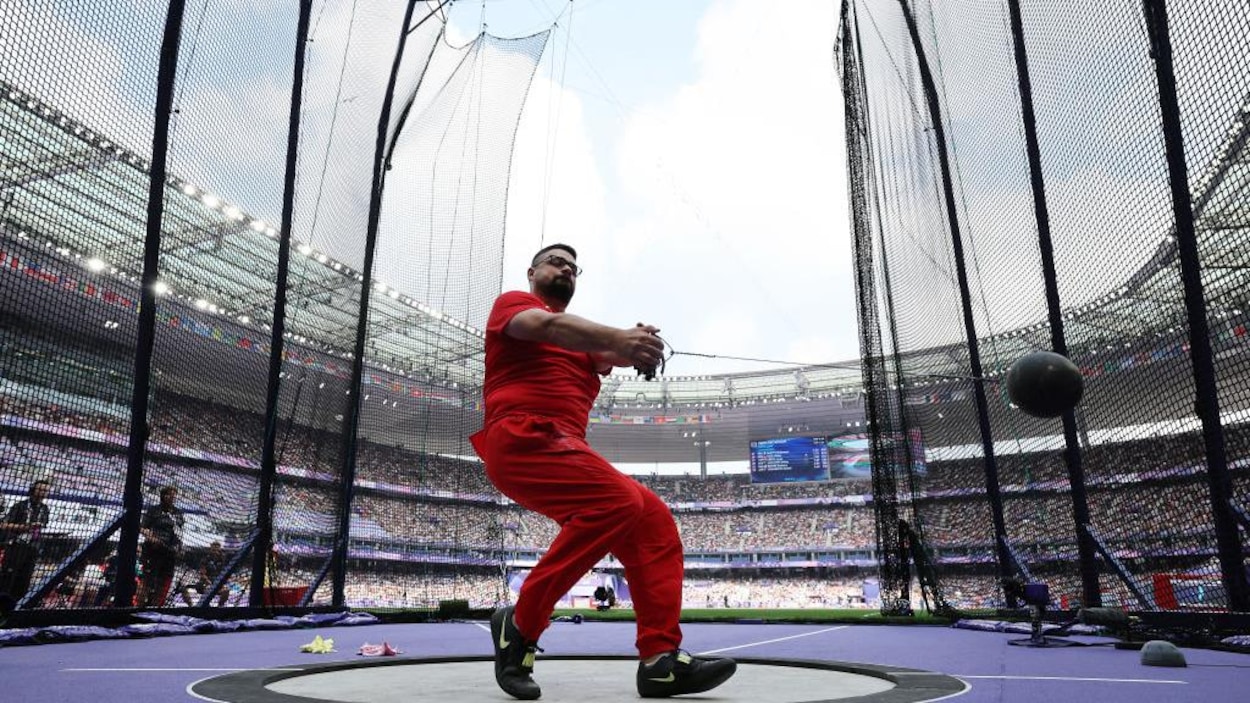 Adam Keenan manque de peu la finale du lancer du marteau | Radio-Canada