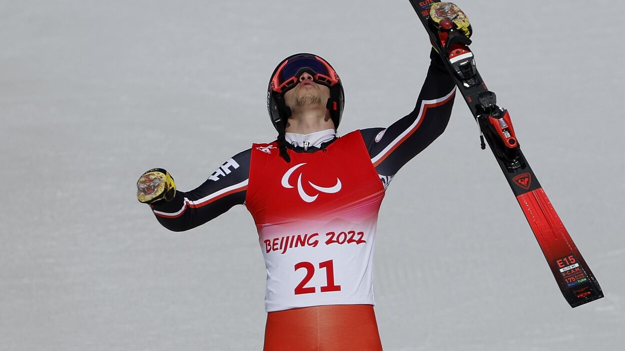 Alexis Guimond obtient le bronze au super-G debout en paraski alpin ...
