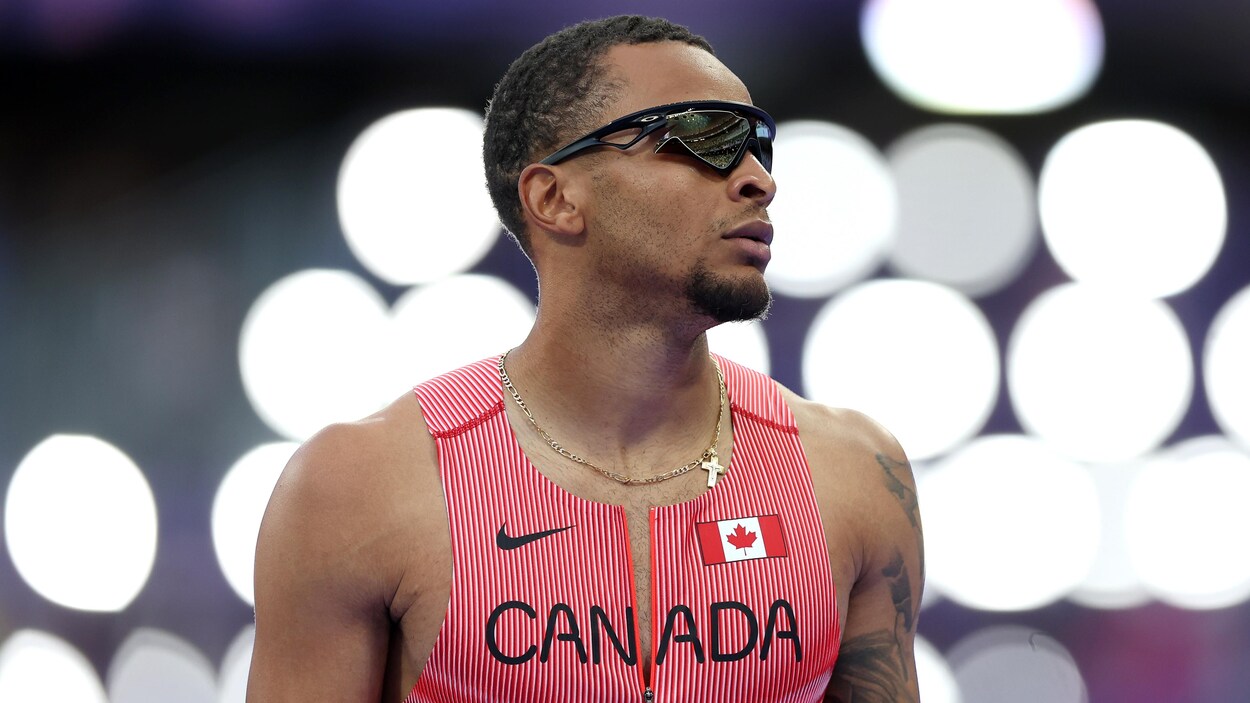 Andre De Grasse ne sera pas de la finale du 100 m | Radio-Canada