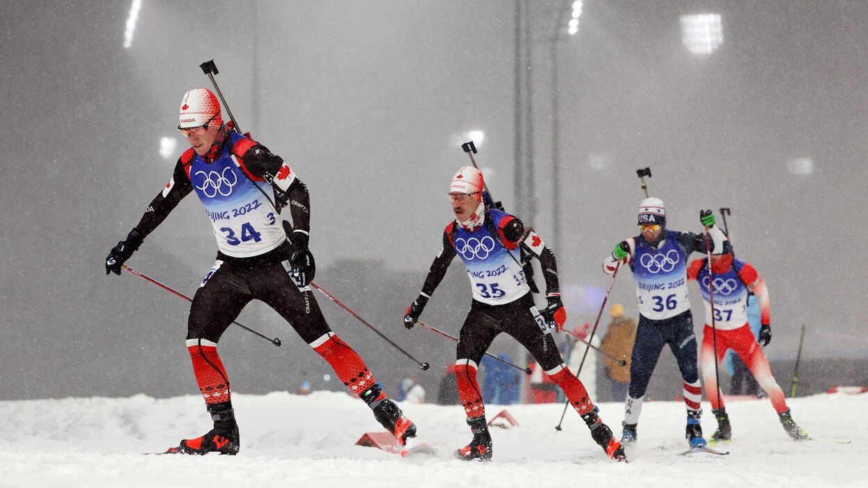 Quentin Fillon Maillet en or à la poursuite, quatre Canadiens parmi le ...