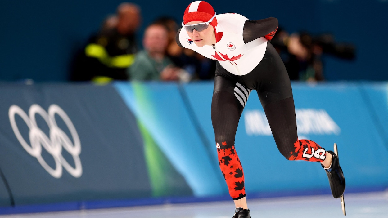 Isabelle Weidemann aurait voulu être sur le podium au 5000 m | Radio-Canada