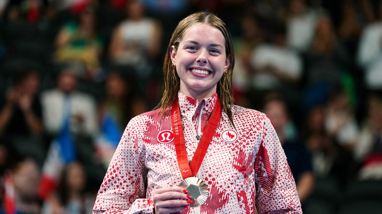 La paranageuse Katie Cosgriffe remporte la médaille de bronze au 100 m ...