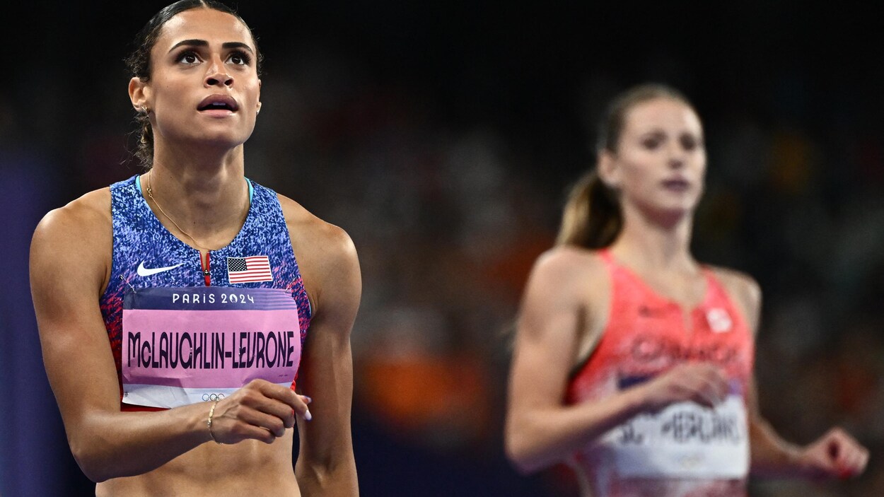 La Canadienne Savannah Sutherland 7e au 400 m haies | Radio-Canada