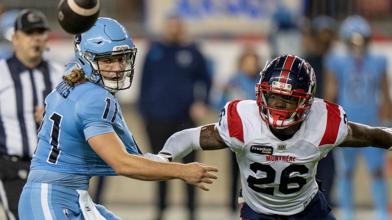 Autre victoire des Alouettes, cette fois à Toronto | Radio-Canada