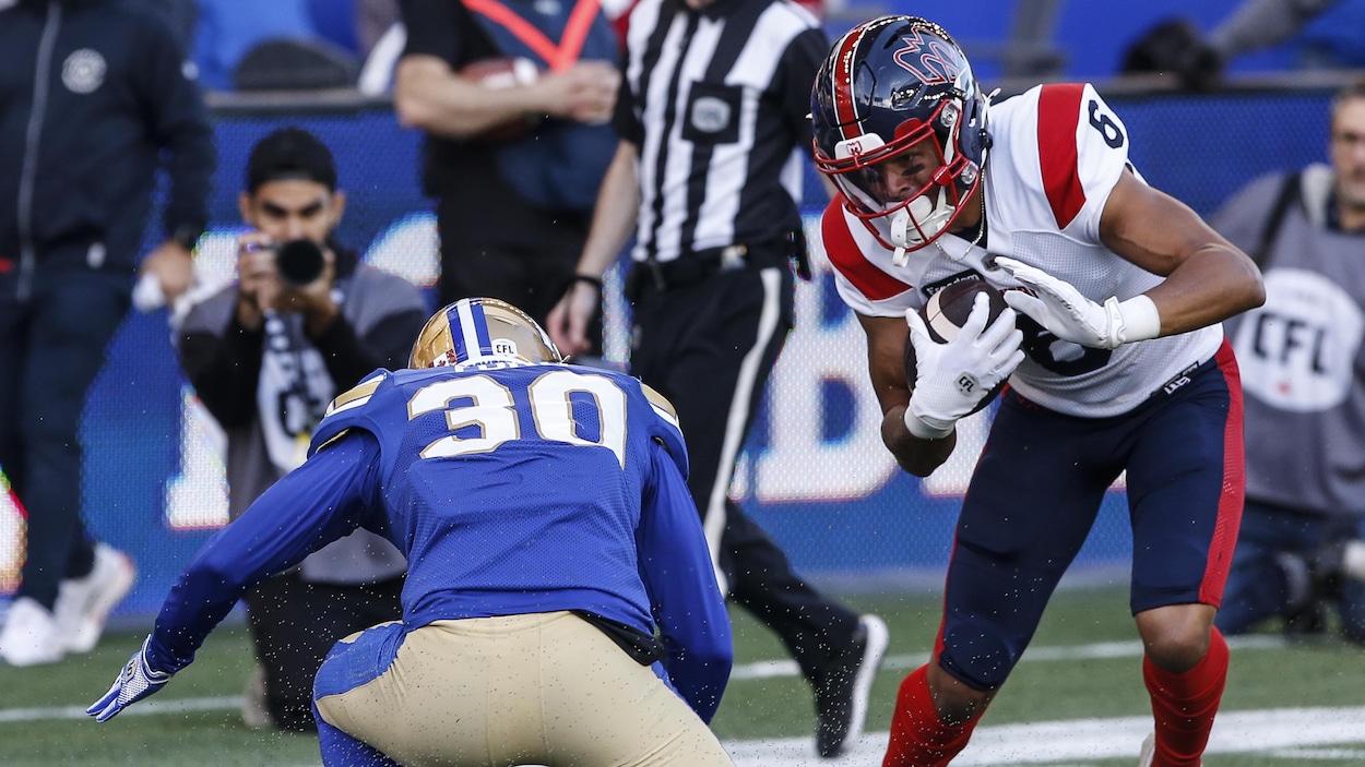 Premier match et première victoire pour les Alouettes | Radio-Canada
