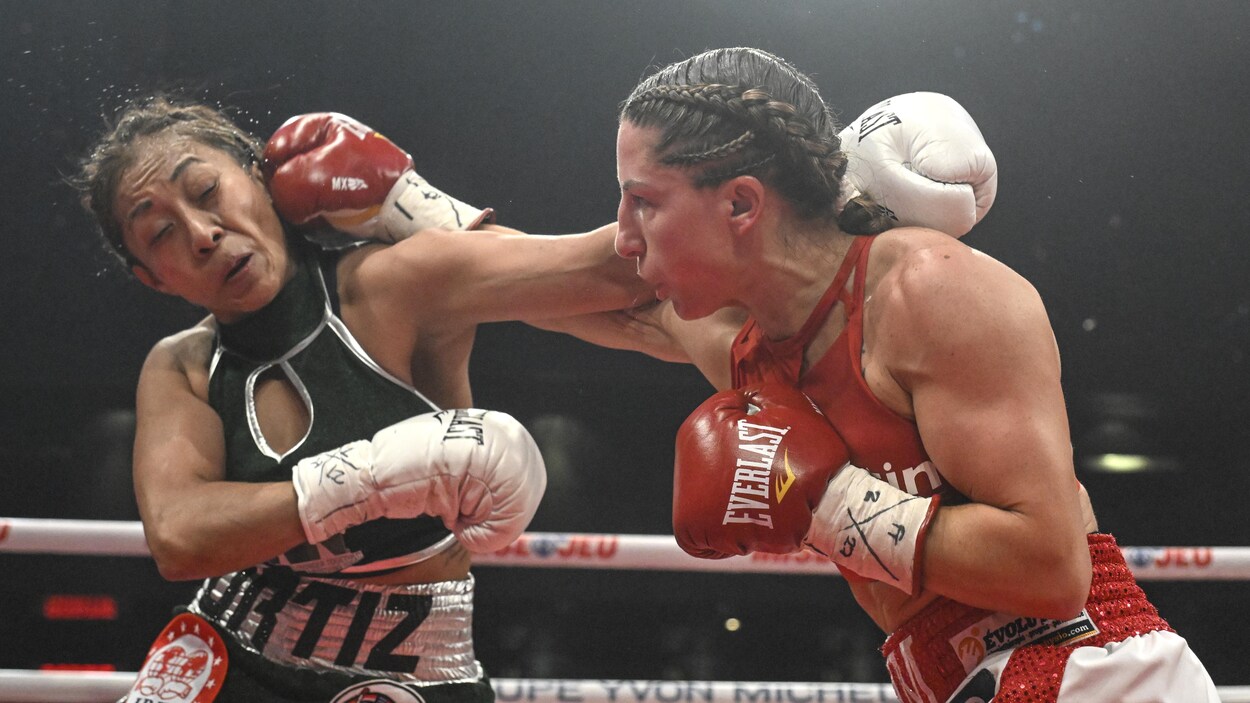 Kim Clavel se rapproche d’un combat de championnat du monde | Radio-Canada