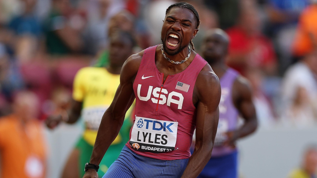 Noah Lyles, nouveau roi du 100 m | Radio-Canada