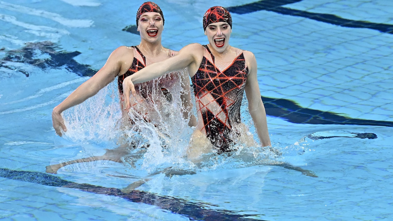 Audrey Lamothe et Ximena Ortiz Montano en bronze au duo technique | Radio-Canada