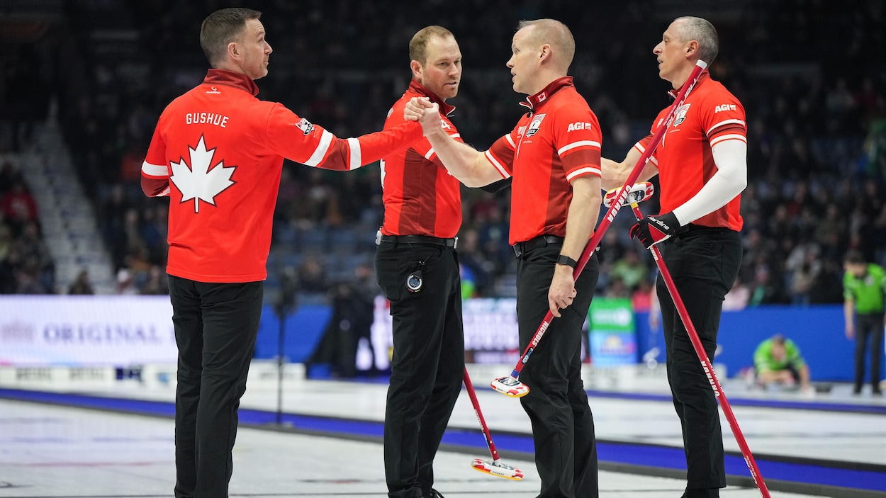 Brad Gushue l’emporte d’entrée au tour éliminatoire du Brier | Radio-Canada