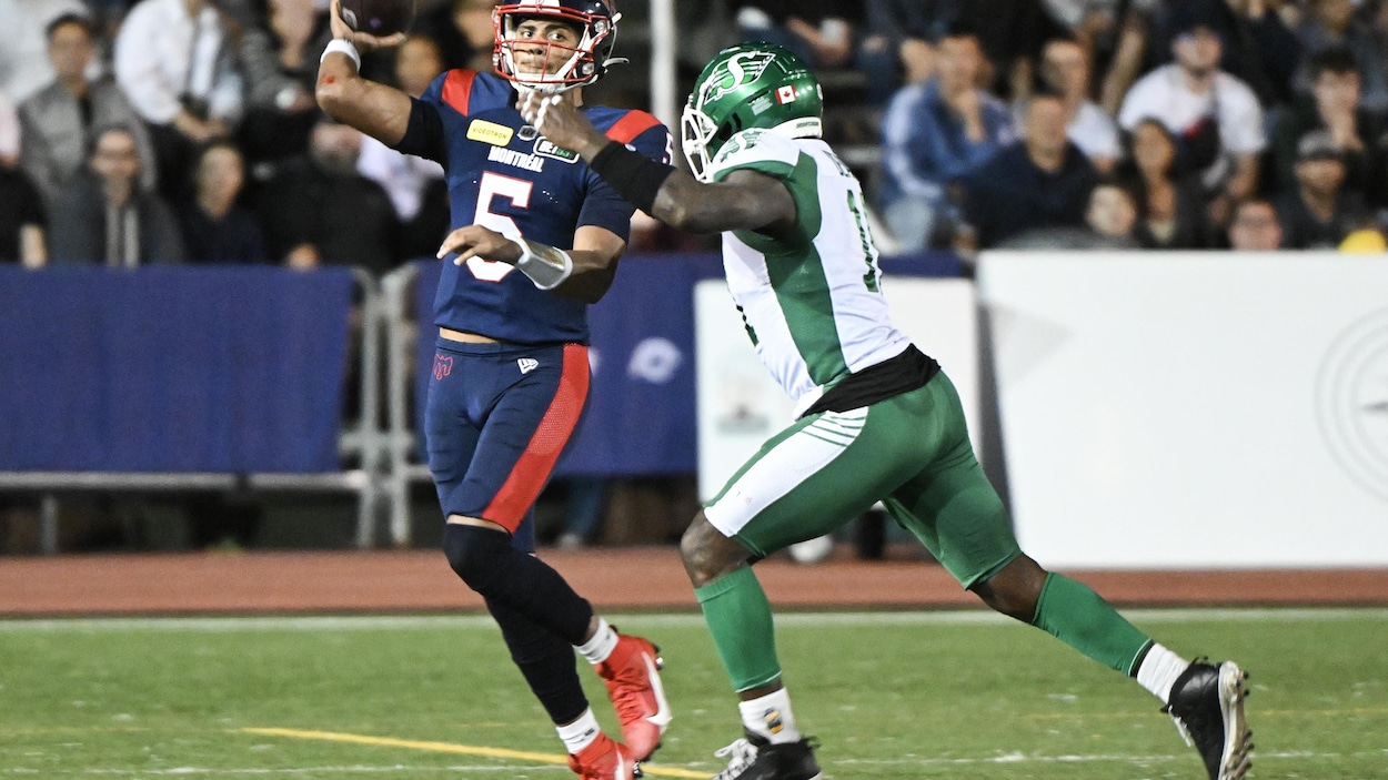Caleb Evans sera de nouveau le quart partant des Alouettes | Radio-Canada