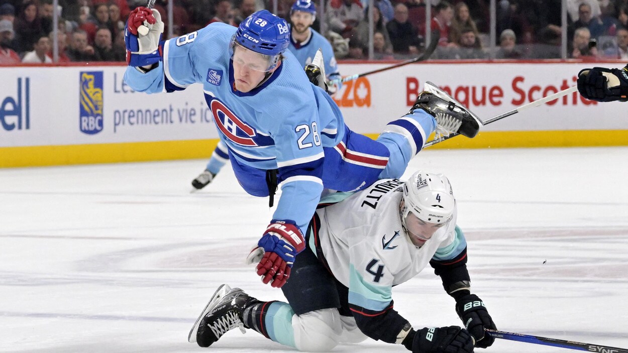 Le Kraken blanchit le Canadien | Radio-Canada