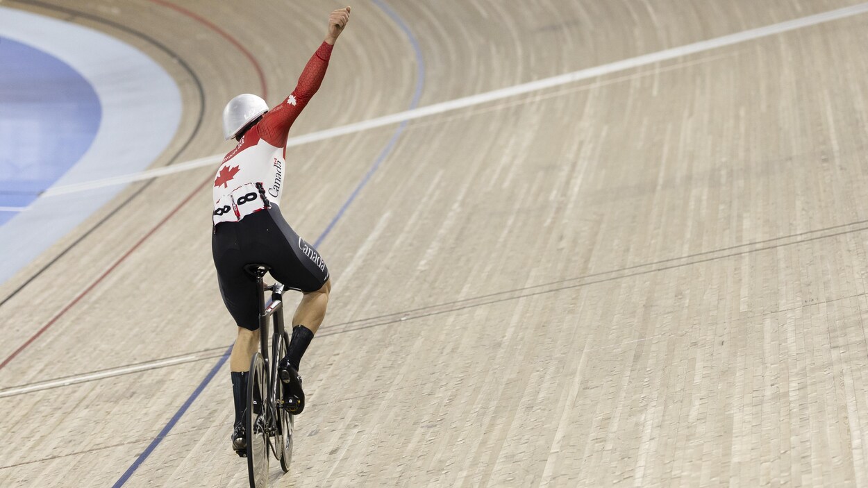Le bronze pour Dylan Bibic aux mondiaux sur piste | Radio-Canada