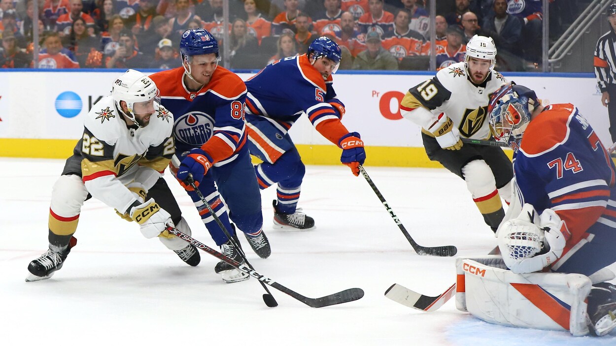Séries LNH : Golden Knights c. Oilers (match 3) | Radio-Canada Sports