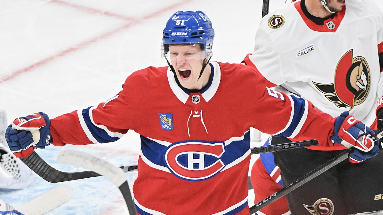 Emil Heineman de retour au jeu contre les Sénateurs | Radio-Canada