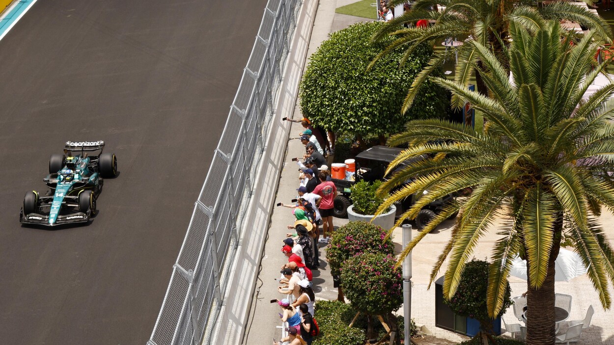 Fernando Alonso en première ligne à Miami, Lance Stroll 18e | Radio-Canada