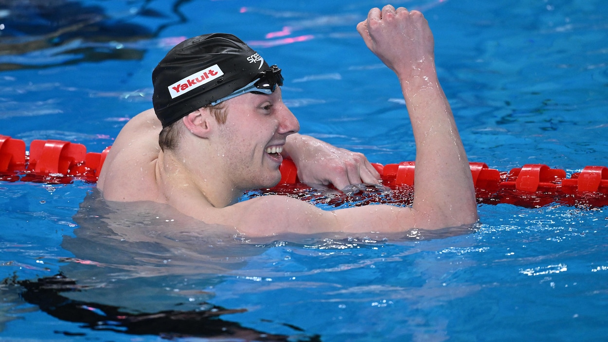 Finlay Knox champion du monde au 200 m quatre nages | Sports | Radio-Canada