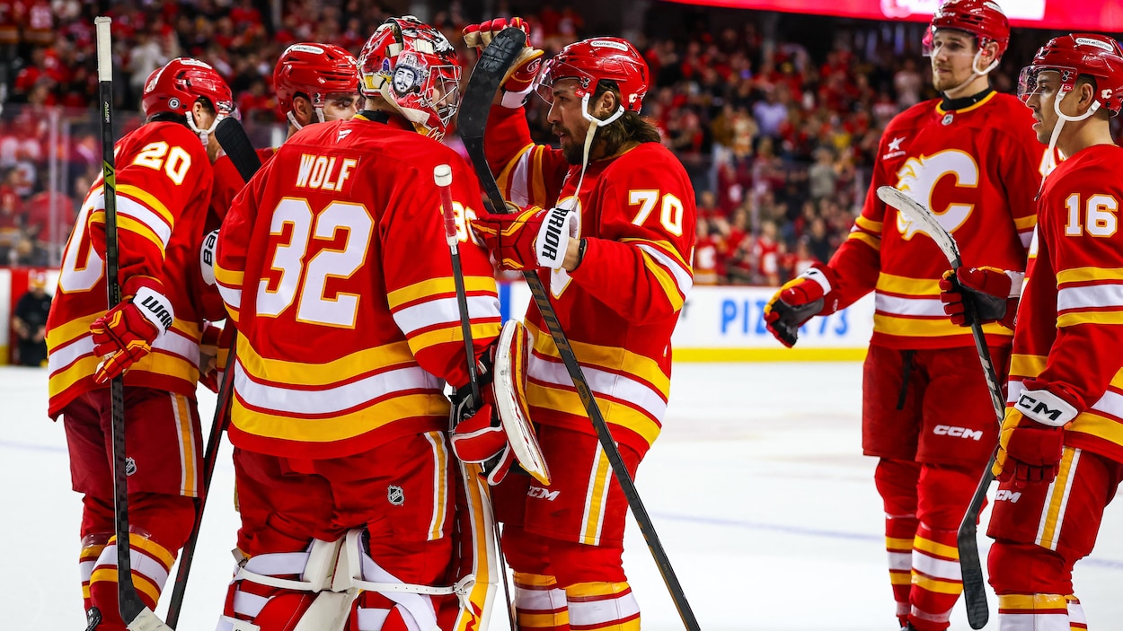 Les Flames se sont battus jusqu’à la fin | Radio-Canada