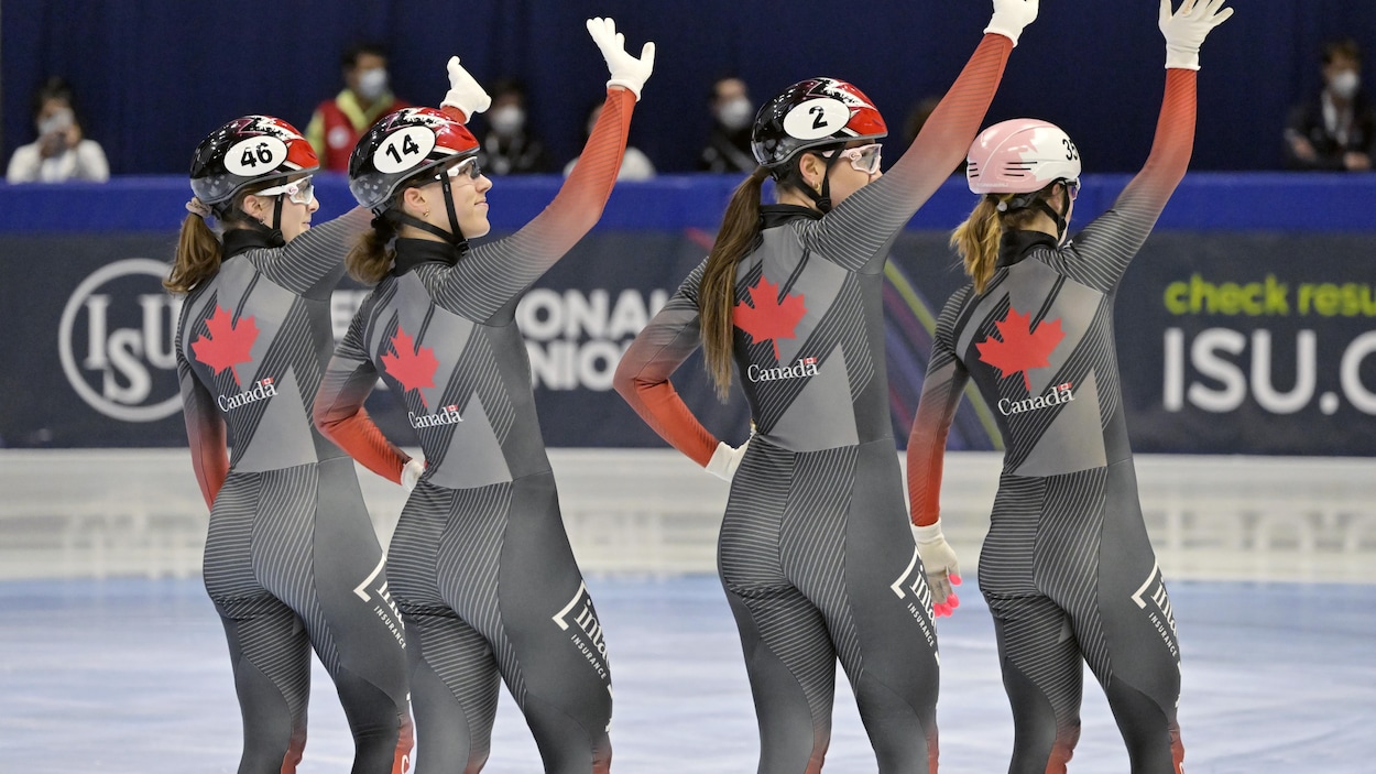 Les patineuses canadiennes accèdent à la finale du relais | Radio ...