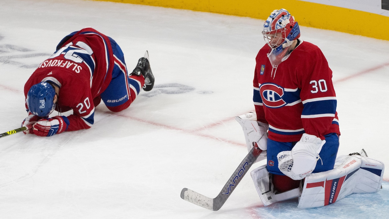 Le Canadien écrasé par le Kraken | Radio-Canada