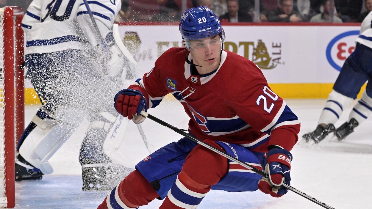 La saison de Juraj Slafkovsky vraisemblablement terminée | Radio-Canada