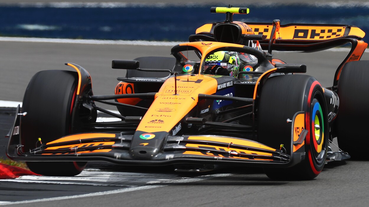 Lando Norris sûr de lui à Silverstone, McLaren en avant | Radio-Canada