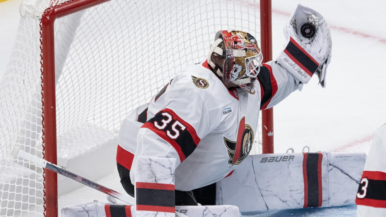 Linus Ullmark sous contrat avec les Sénateurs jusqu’en 2029 | Radio-Canada