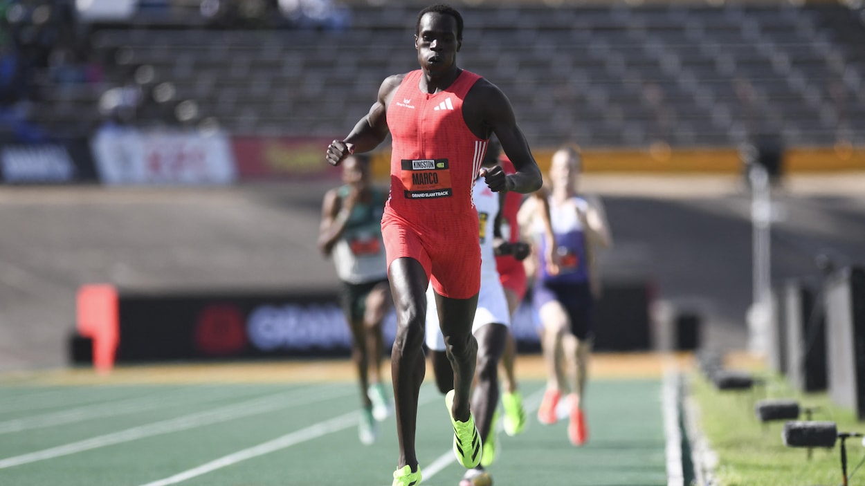 Marco Arop dominant au Grand Slam Track de Philadelphie | Radio-Canada