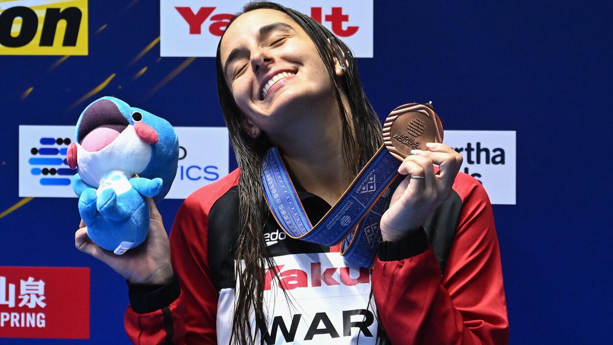 Pamela Ware en bronze au 3 m aux mondiaux | Radio-Canada