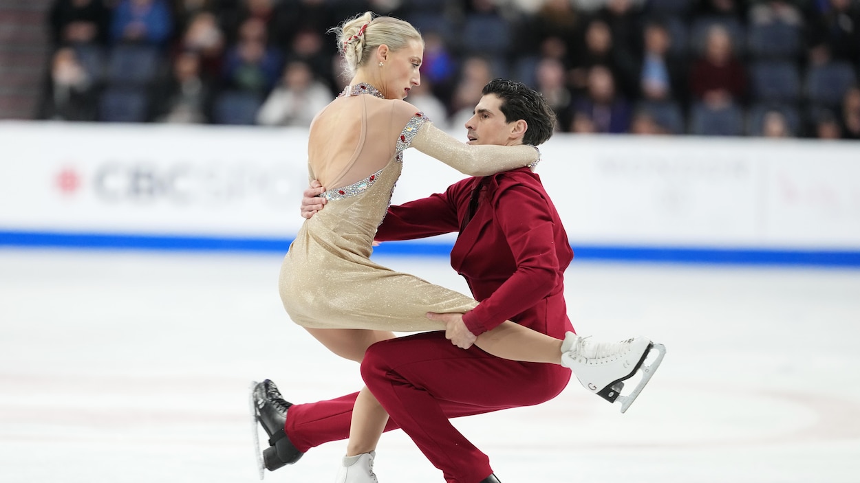 Piper Gilles et Paul Poirier décrochent l'or en danse | Radio-Canada