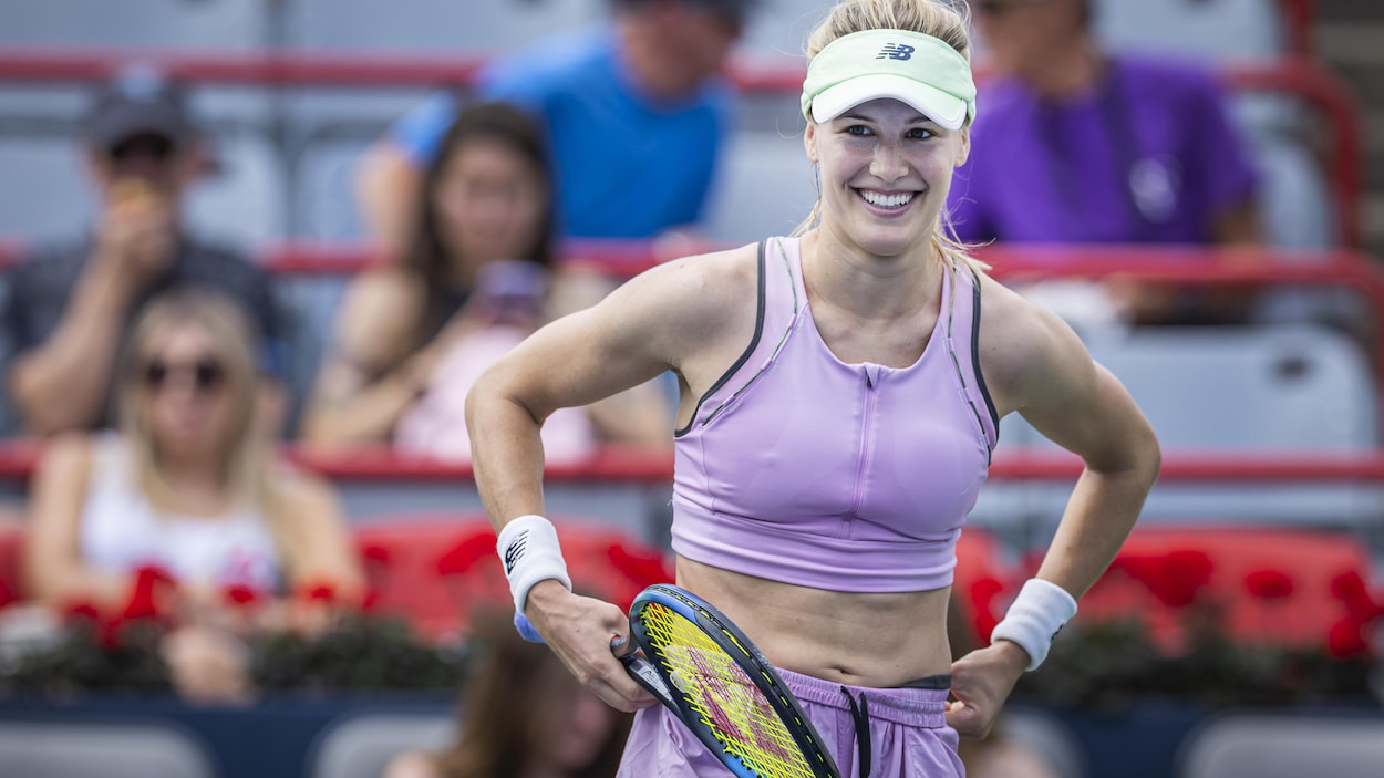 Eugenie Bouchard se met au pickleball | Radio-Canada