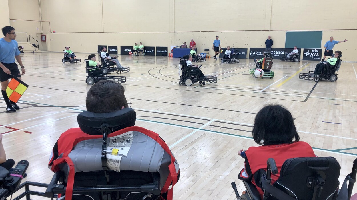 Le powerchair soccer, comme si le jeu Rocket League devenait réalité ...